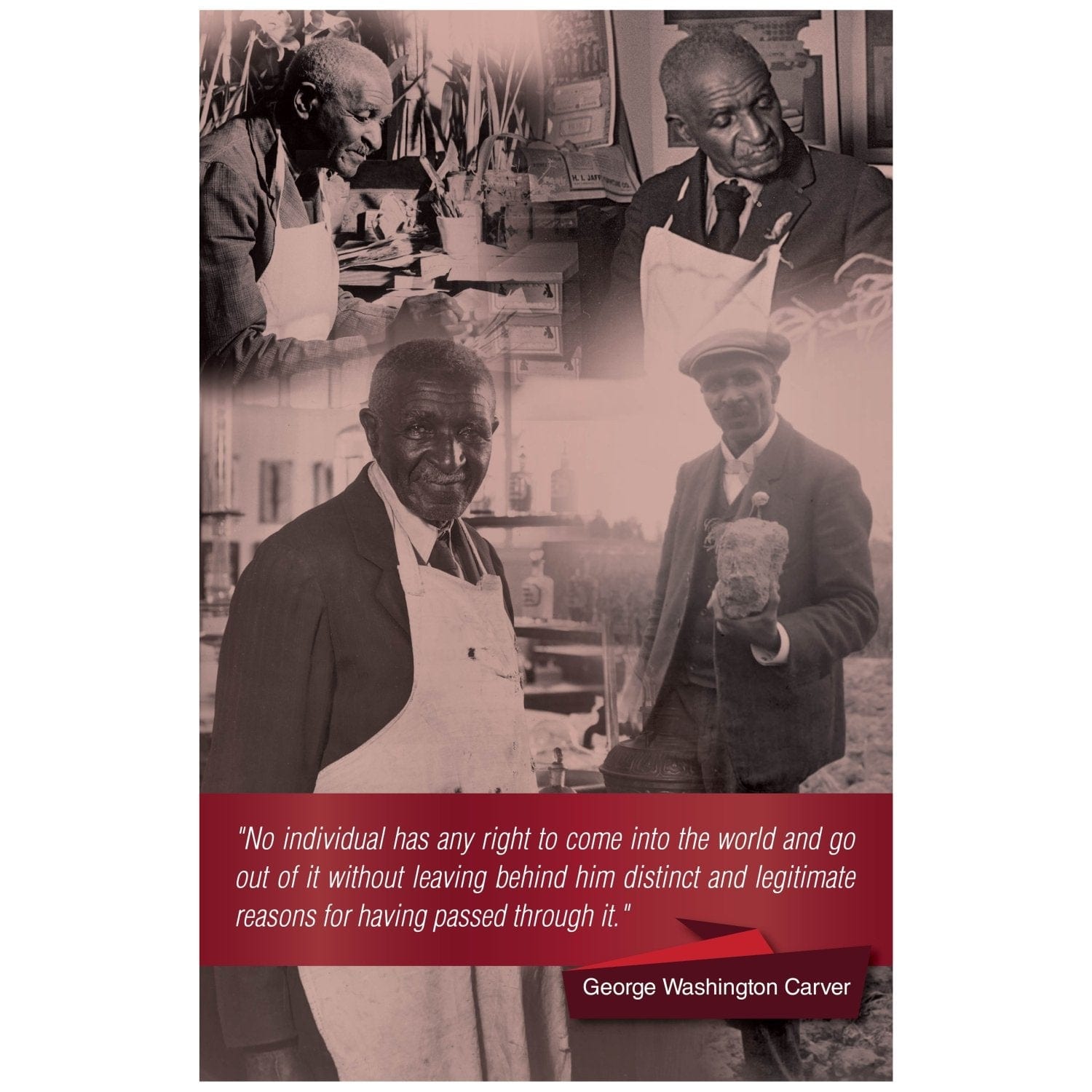 George Washington Carver: Legacy Poster by Sankofa Designs – The Black ...