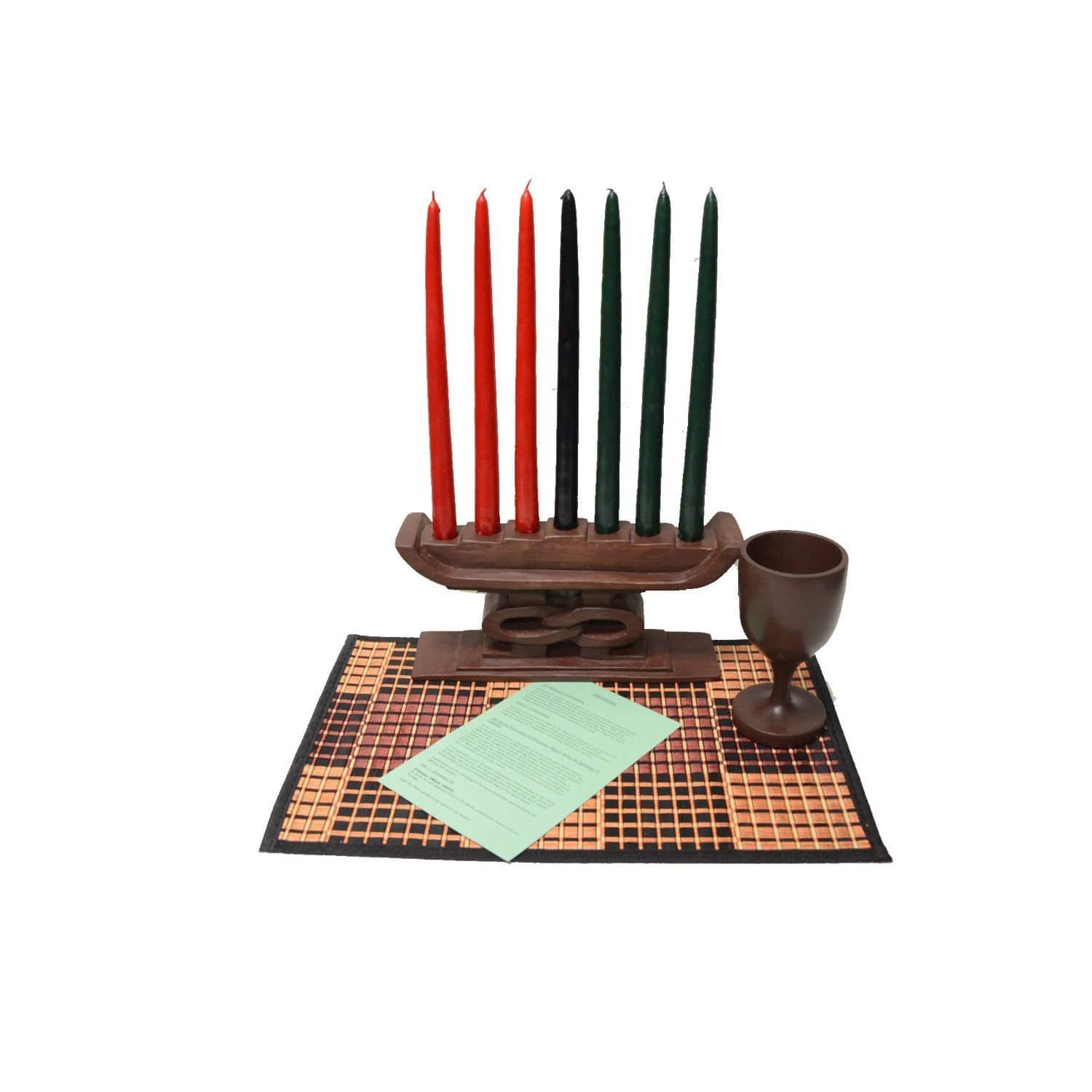 Kwanzaa Unity Kinara and Celebration Set (Hand Made in Ghana) – The ...