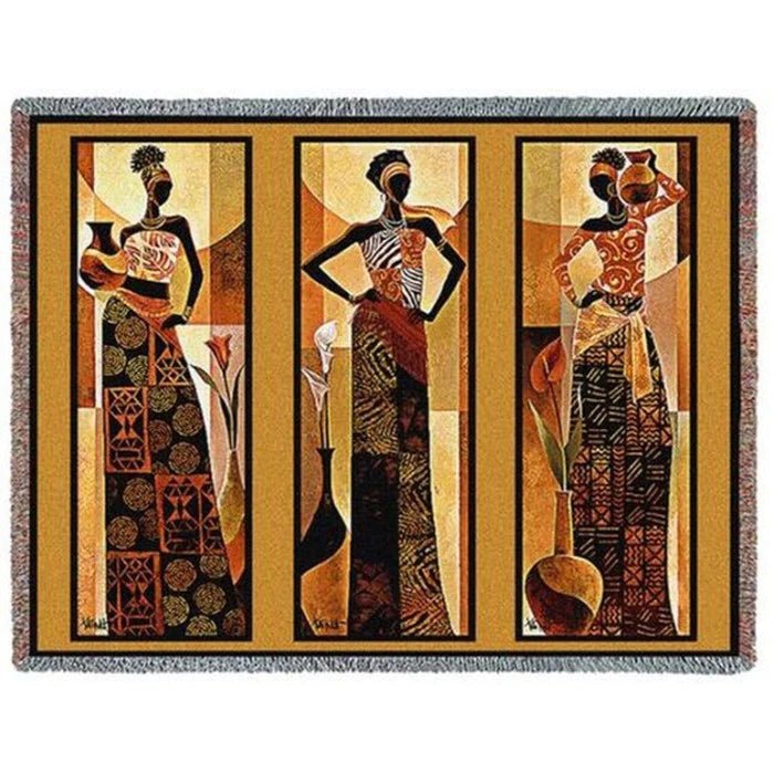 African American Tapestry Throw Blankets and Afghans – The Black Art Depot