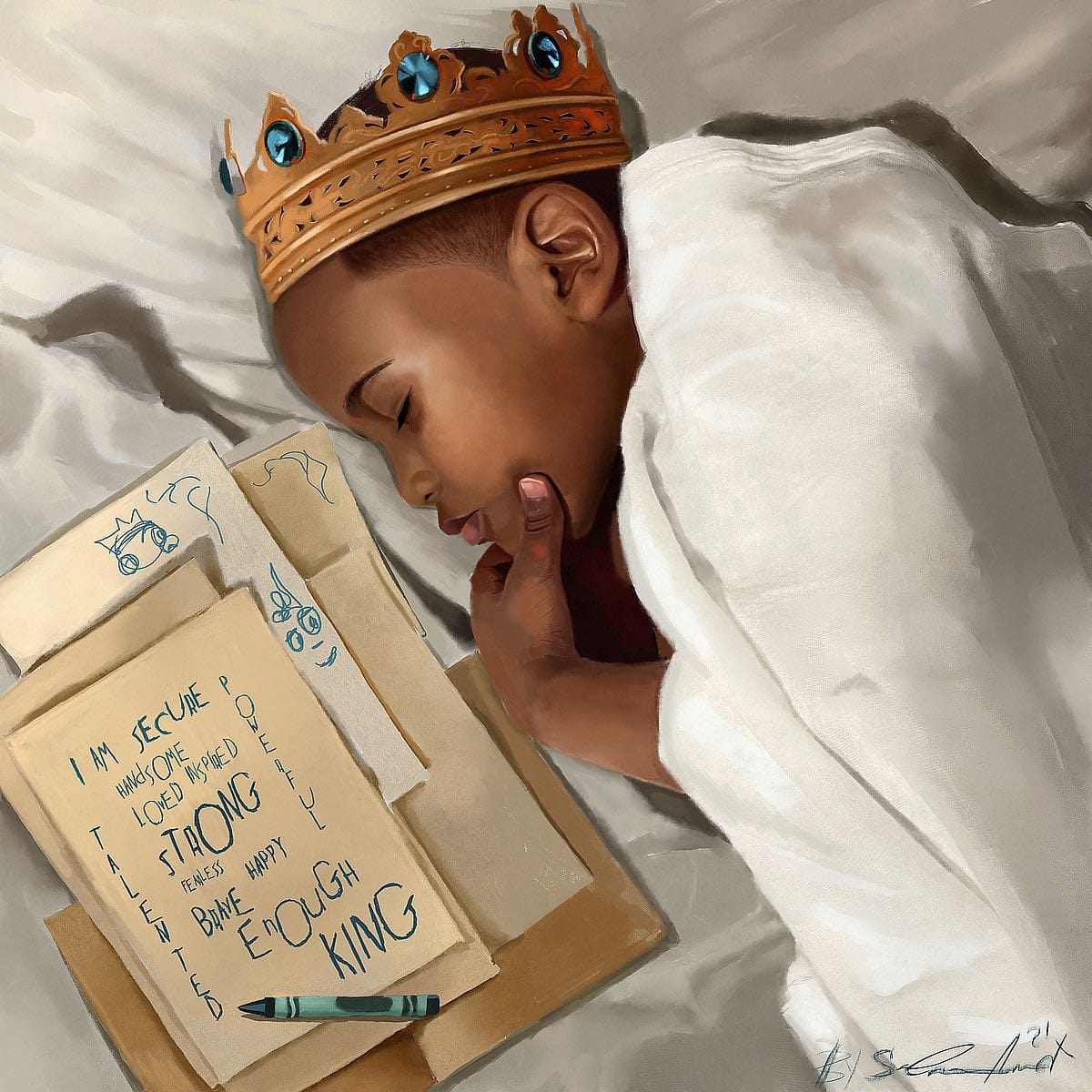 Even While I'm Sleeping (Boy) by Salaam Muhammad – The Black Art Depot