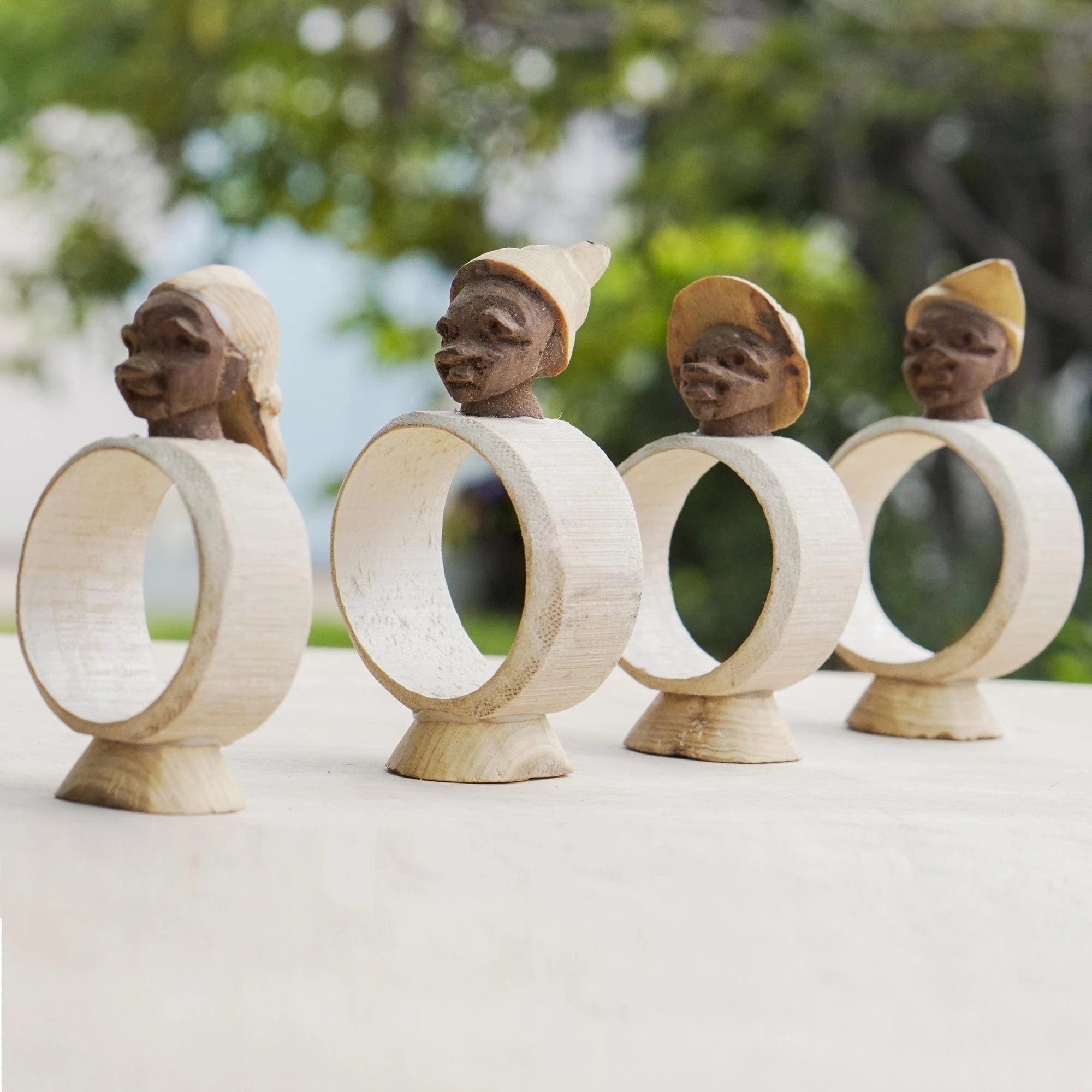 Hatted Family: Authentic Hand Made Napkin Rings by Francis Agbete – The ...