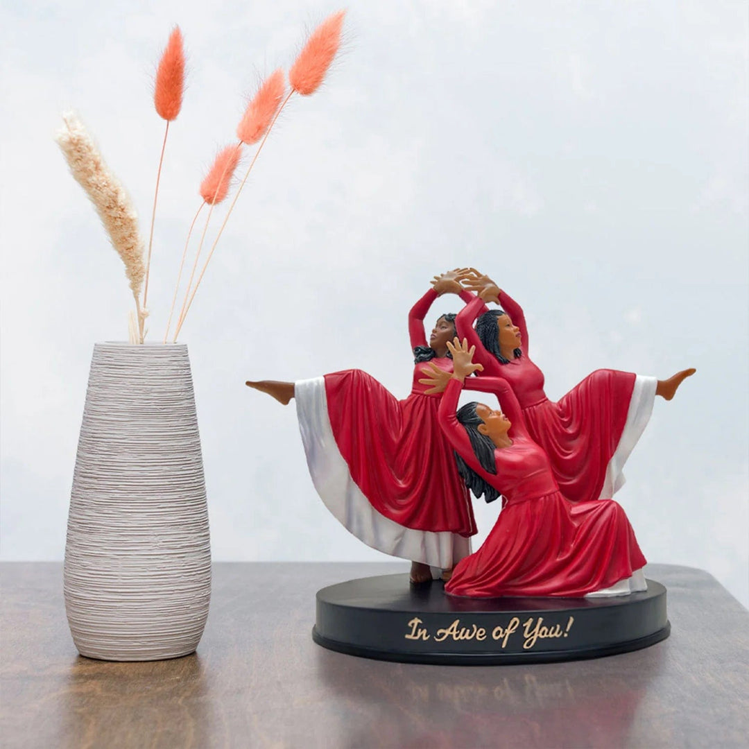 In Awe Of You African American Praise Dancer Figurine The Black Art