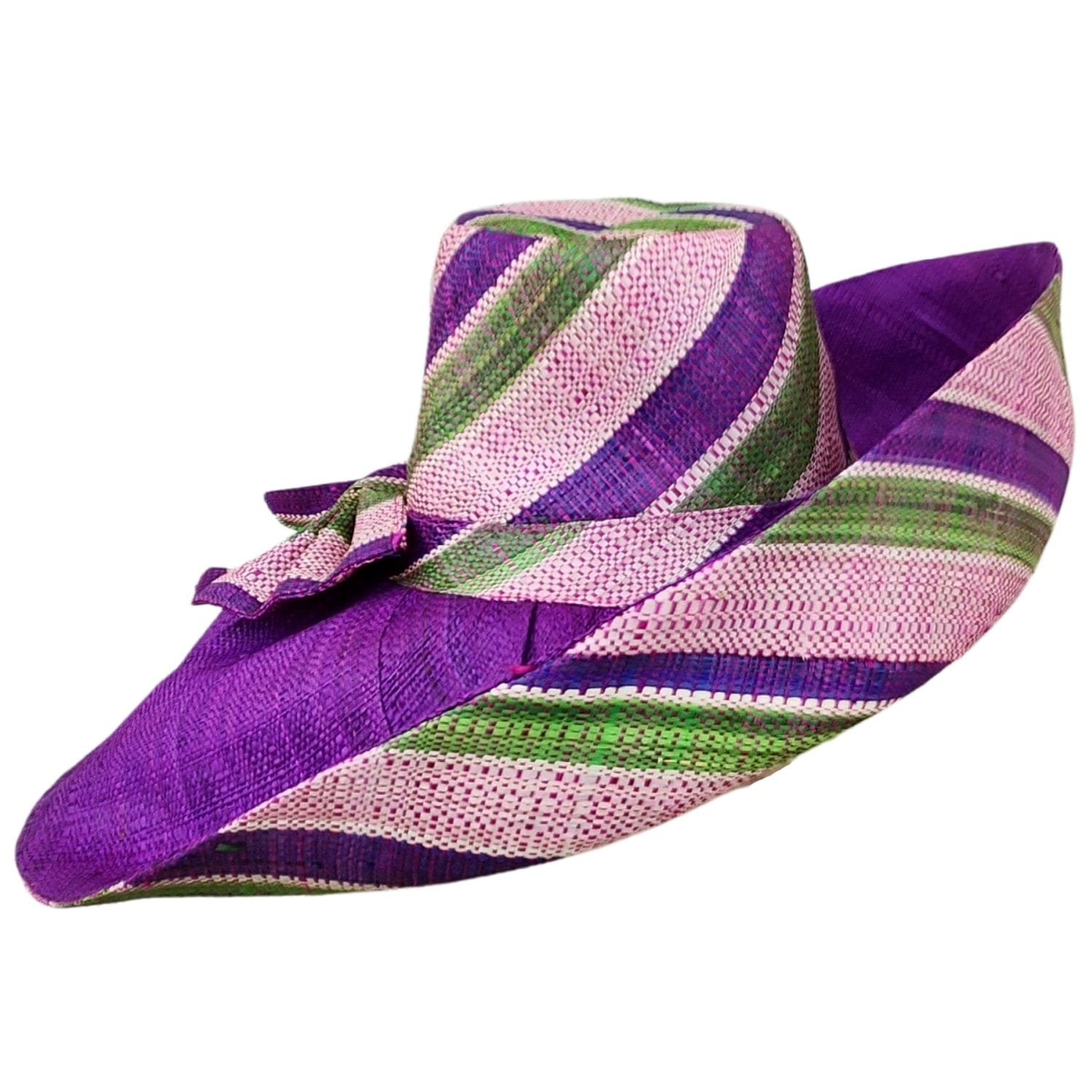 Irie: Hand Woven Multicolor Madagascar Big Brim Raffia Sun Hat – The ...