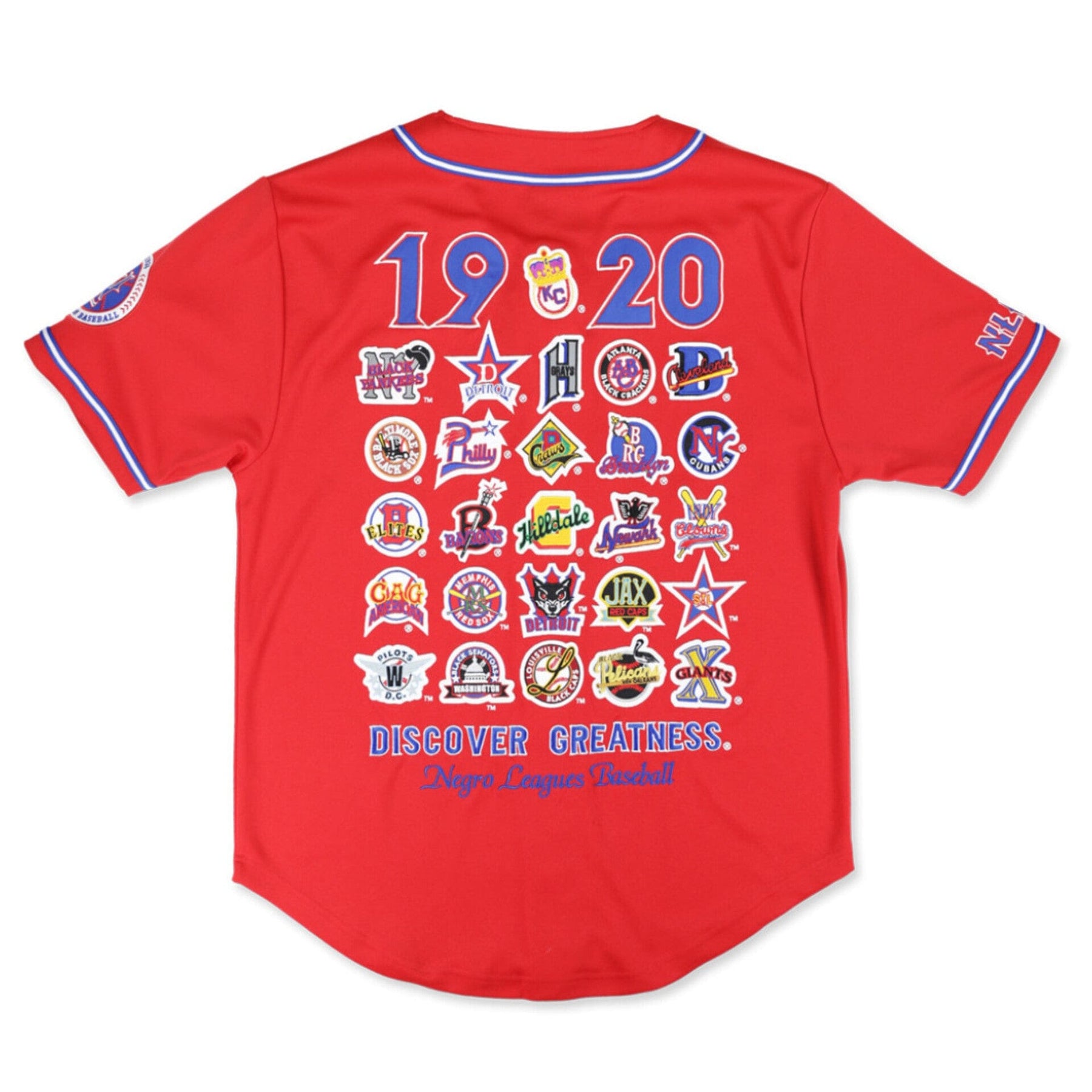 Negro Leagues Baseball Commemorative Embroidered Baseball Jersey – The ...