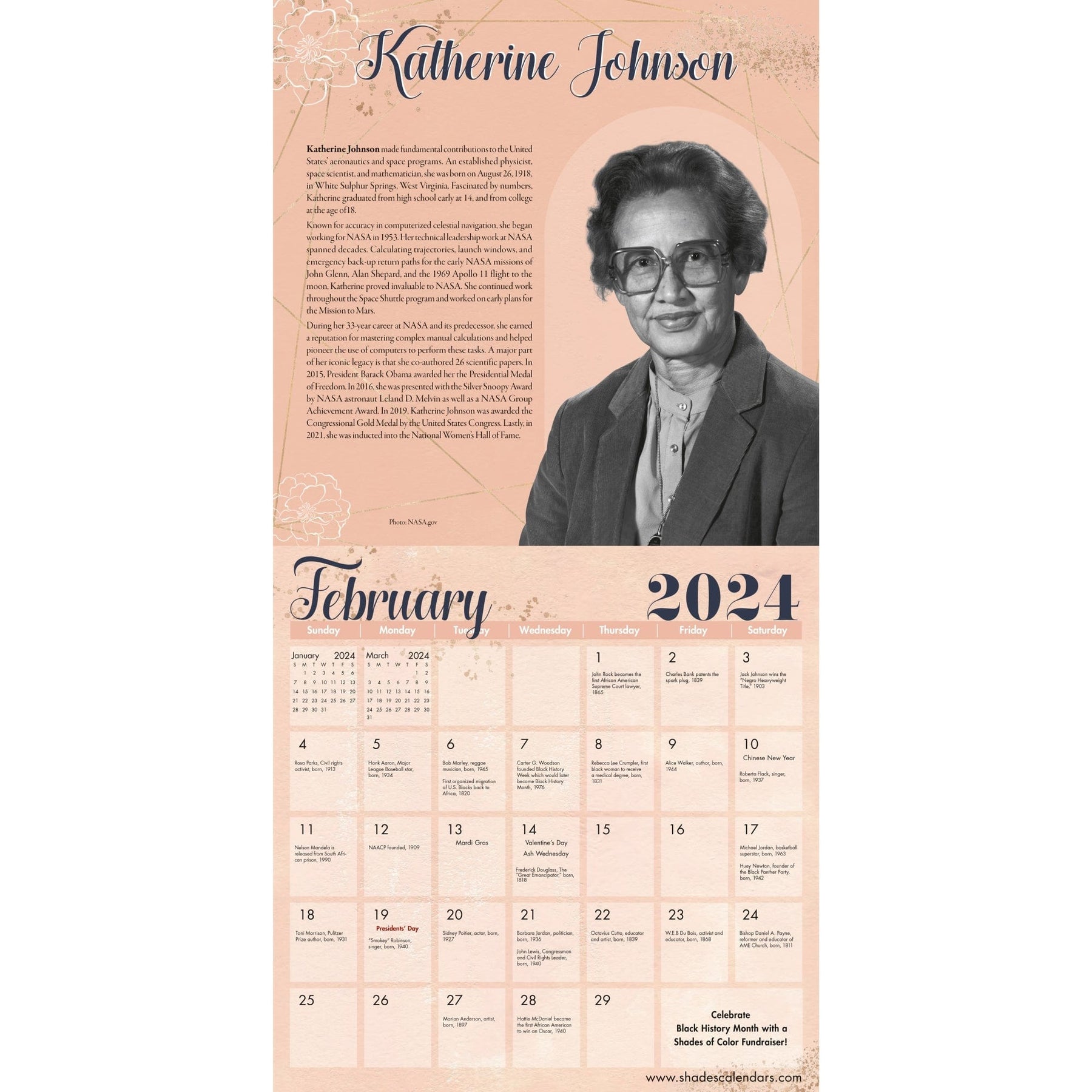 Phenomenal African American Women: 2024 Black History Calendar – The ...