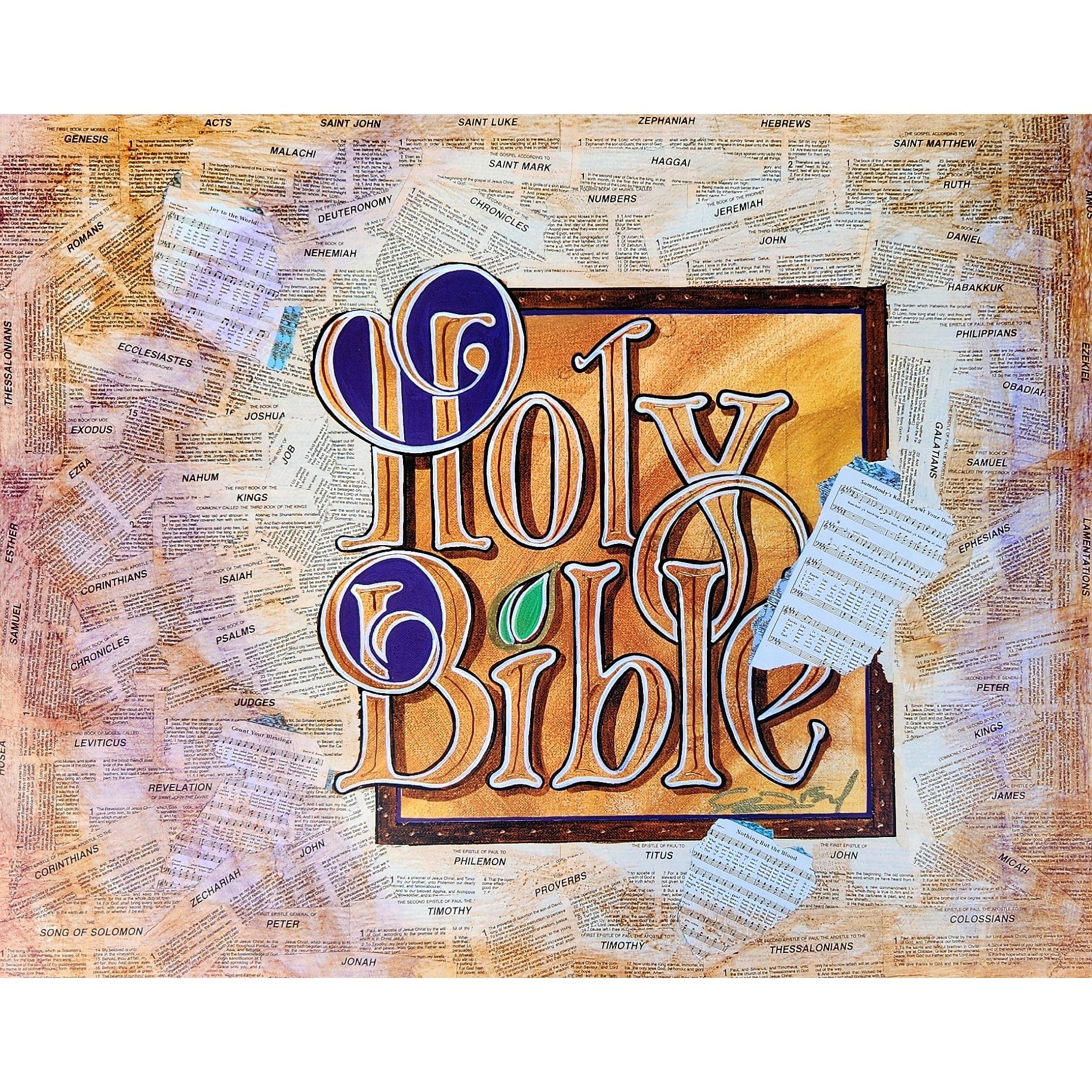 The Books Of Life (Holy Bible) by Gerald Ivey – The Black Art Depot