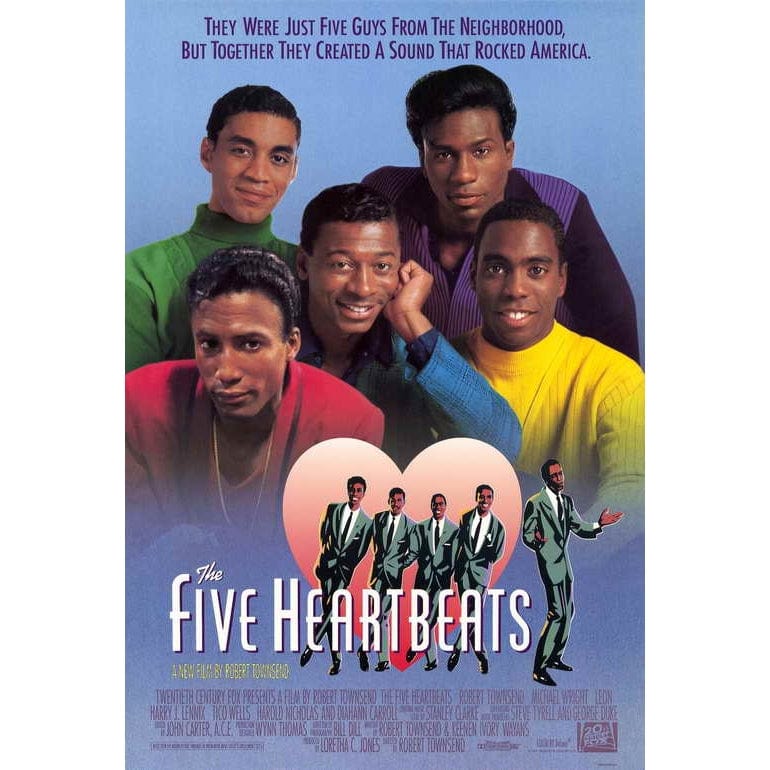 The Five Heartbeats Movie Poster | Classic 1991 Black Cinema Art – The ...