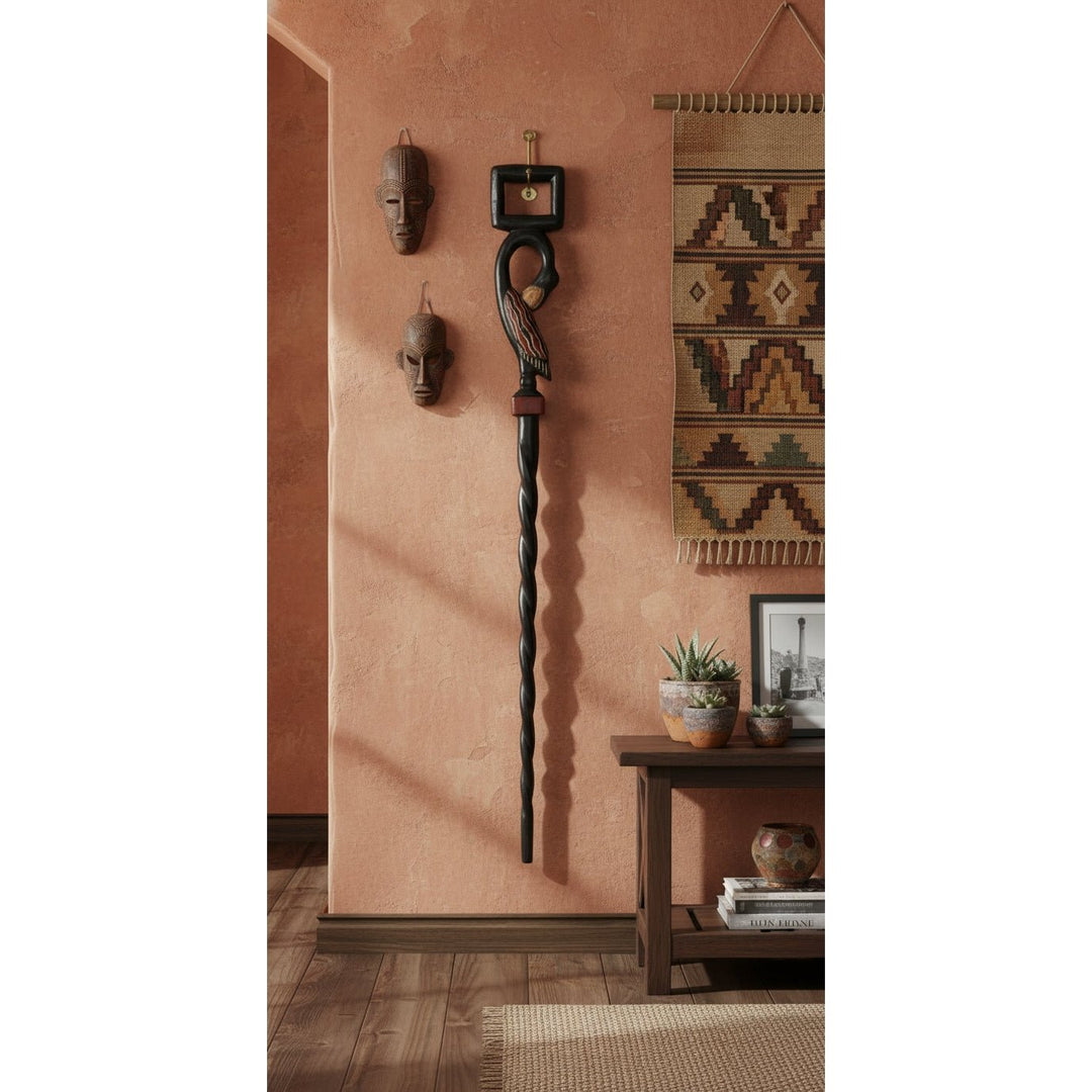 Tracing Roots (Sankofa): Authentic African Walking Stick by Eva Amakye ...