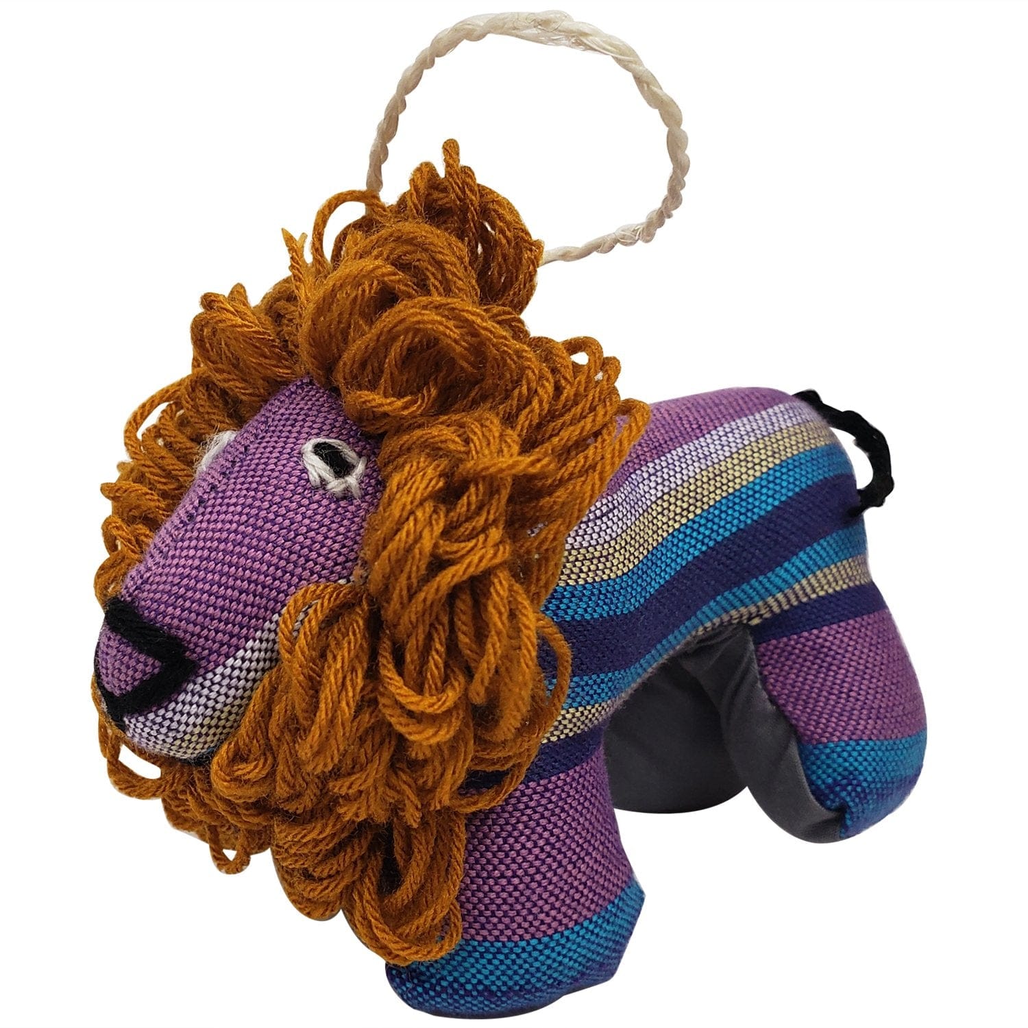 Authentic African Hand Made Kenyan Kikoi Fabric Lion Ornament – The ...