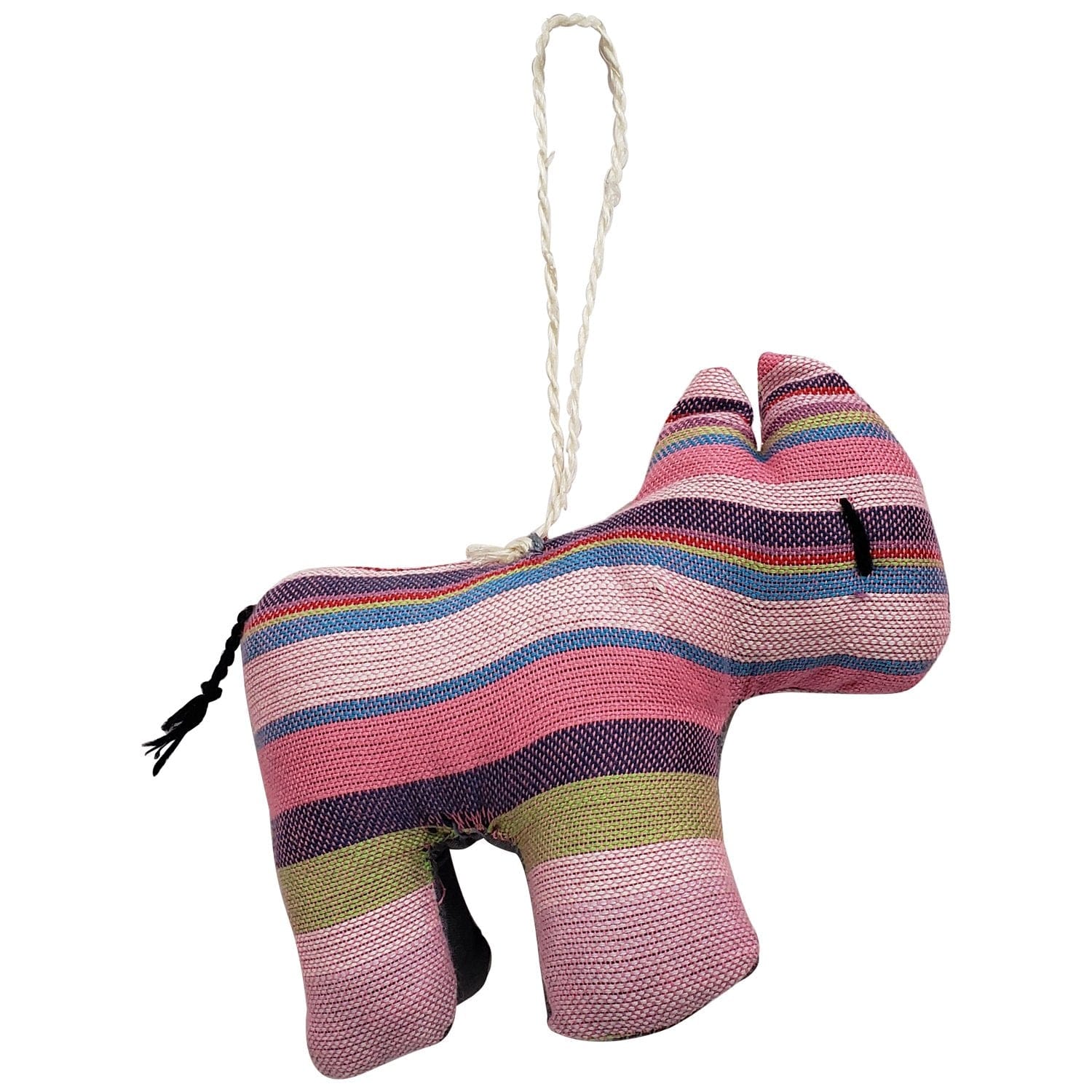 Authentic African Hand Made Kenyan Kikoi Fabric Rhino Ornament – The ...