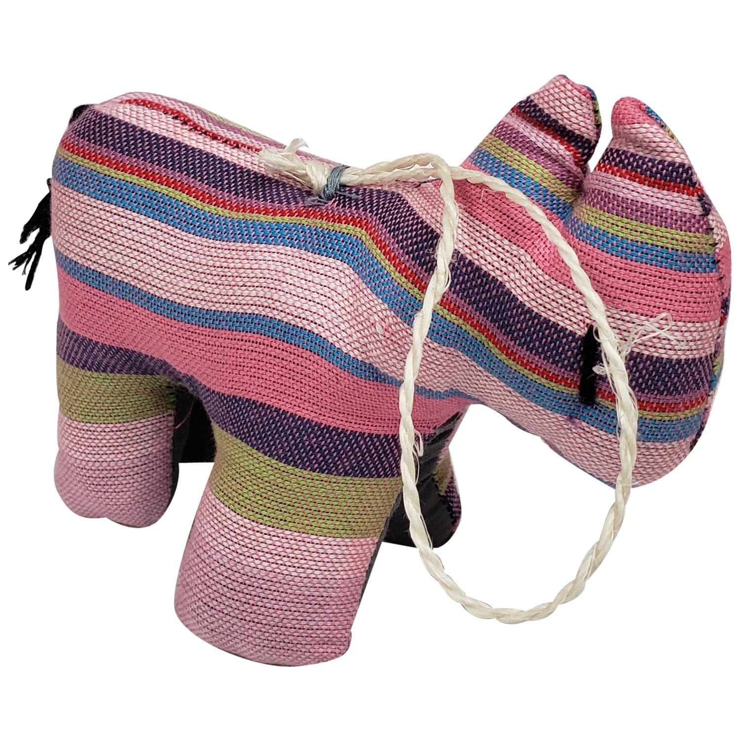 Authentic African Hand Made Kenyan Kikoi Fabric Rhino Ornament – The ...