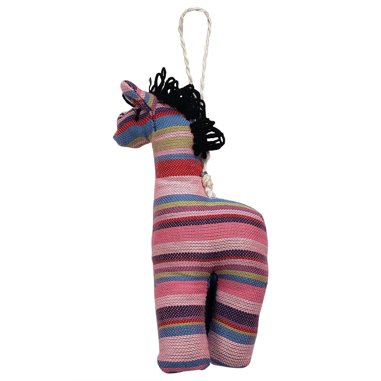 Authentic African Hand Made Kenyan Kikoi Fabric Giraffe Ornament – The ...