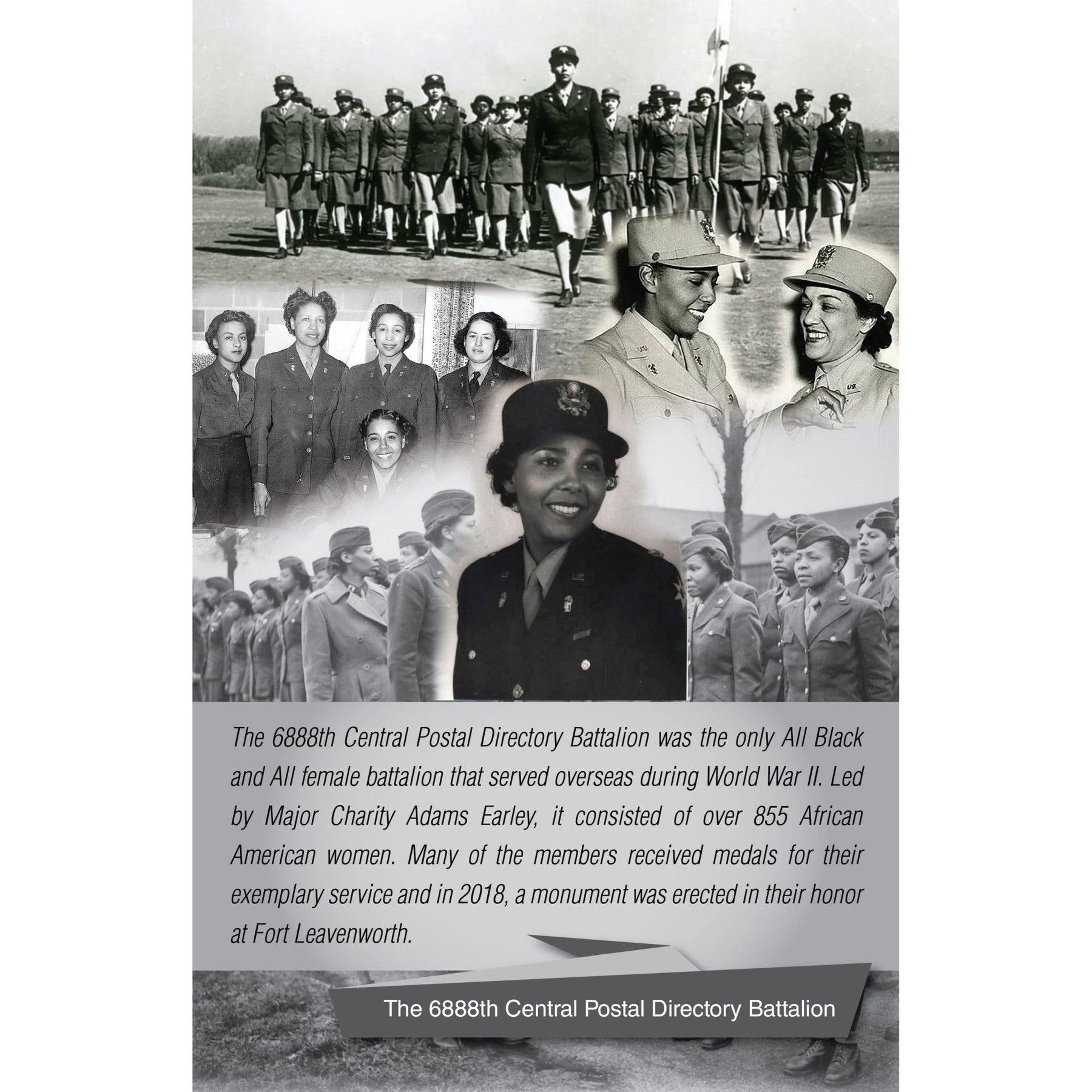 6888th Central Postal Battalion Poster by Sankofa Designs – The Black ...