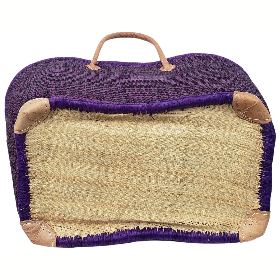 Adjanie: Authentic Madagascar Raffia and Leather Tote Bag – The Black ...