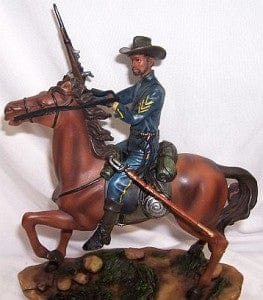 Buffalo Soldier with Rifle (Hand Painted) by the American Heritage ...