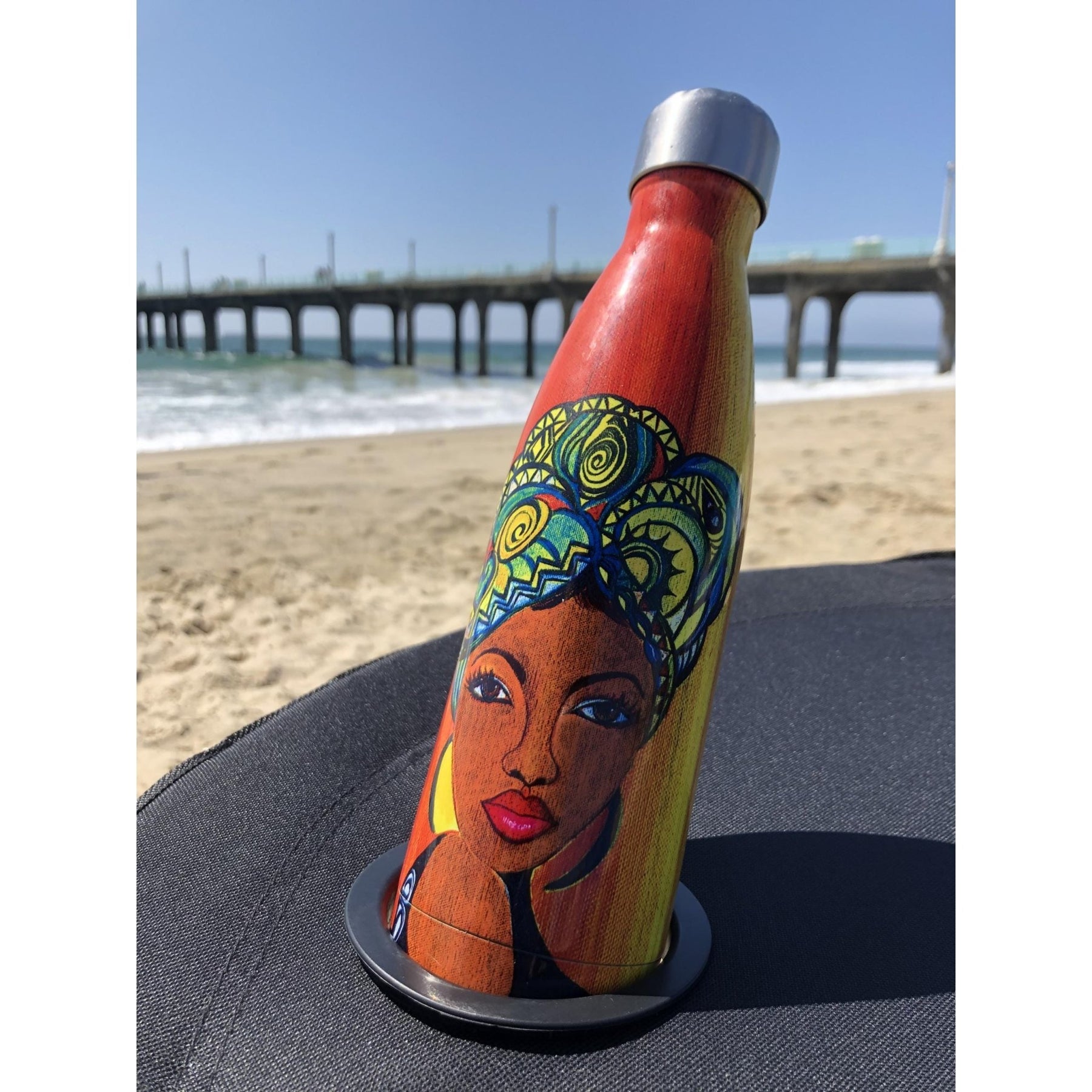 Live Without Stress Stainless Steel Bottle by Sylvia "Gbaby" Cohen ...