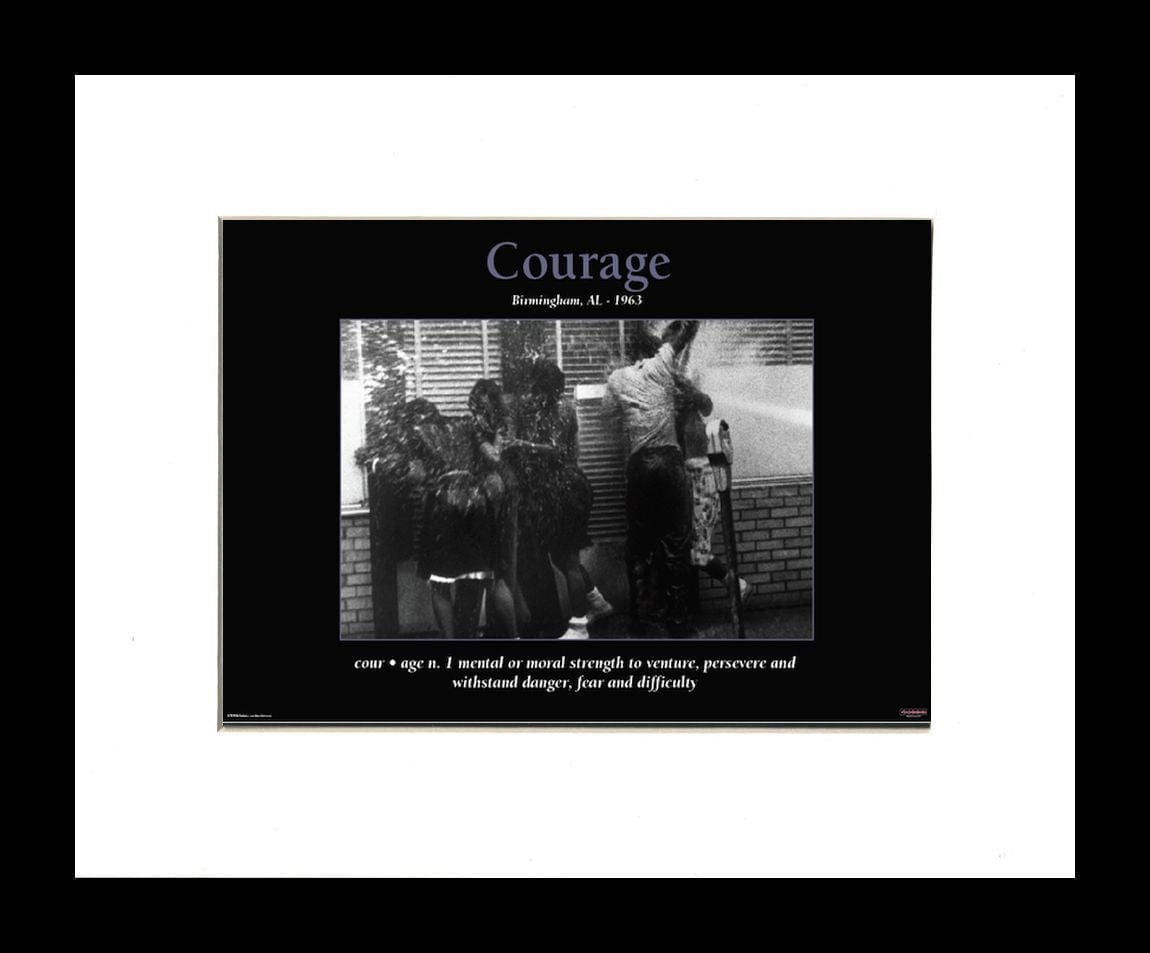 Courage: Birmingham Civil Rights Protests Poster – The Black Art Depot
