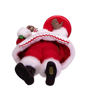 Gingerbread Chef Santa: African American Santa Claus Figurine – The ...