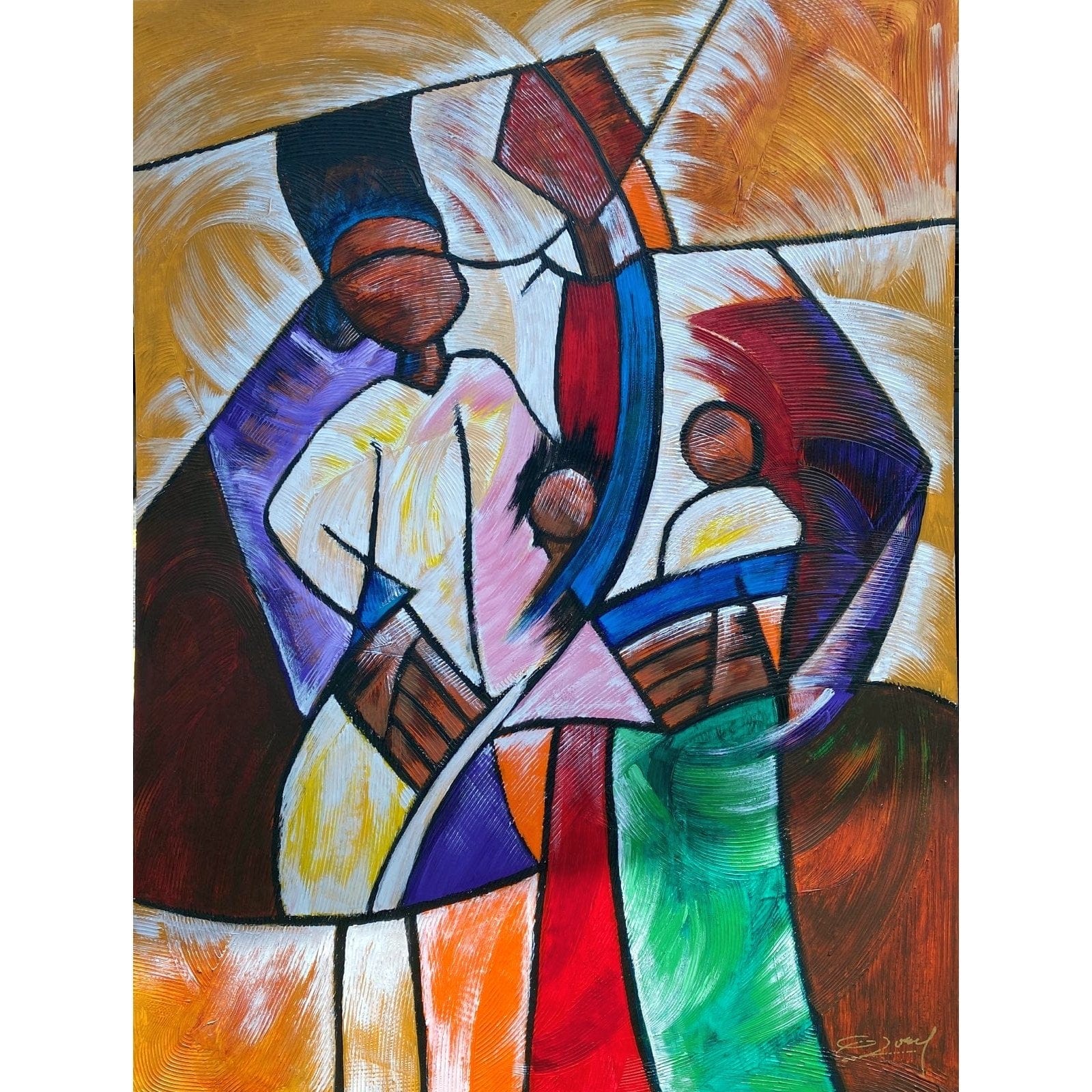Abstract Paintings Of Family