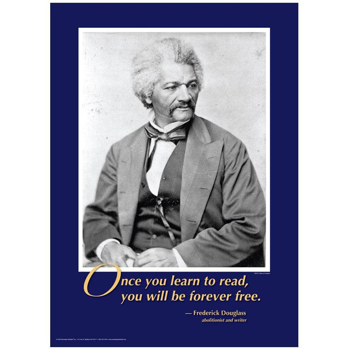 Forever Free: Frederick Douglass Poster by Knowledge Unlimited – The ...