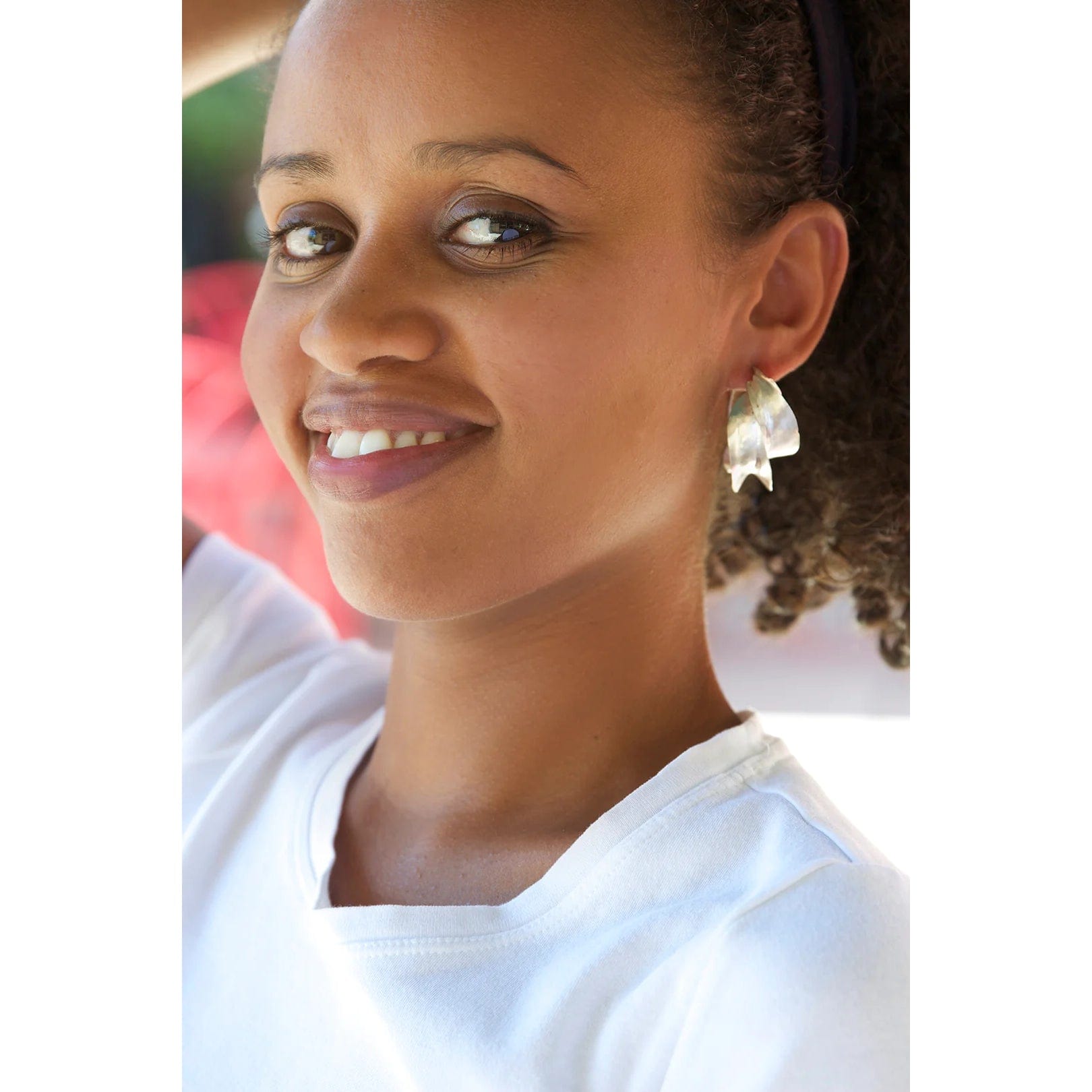 Authentic African Twirled Fulani Earrings (Brass or Sterling Silver ...