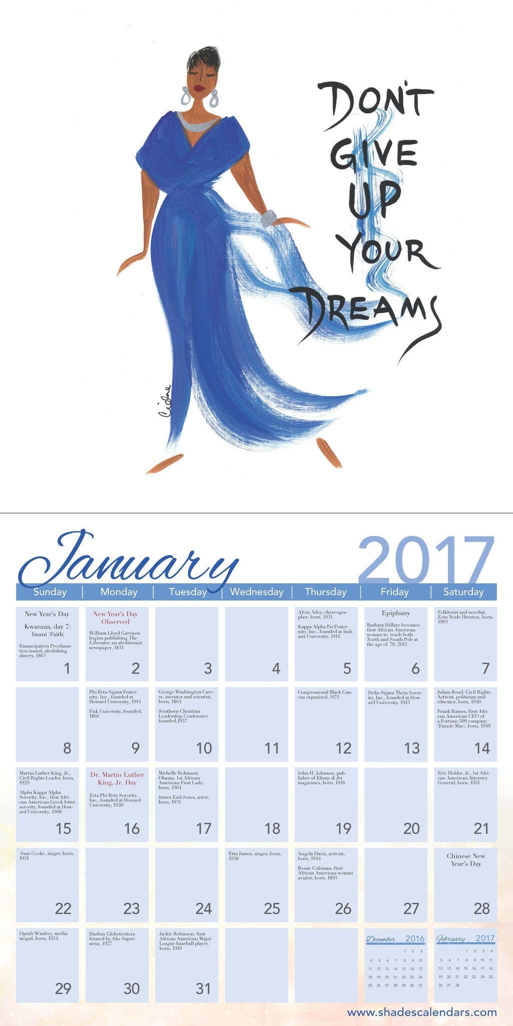 Girlfriends: Art of Cidne Wallace (2017 African American Calendar ...