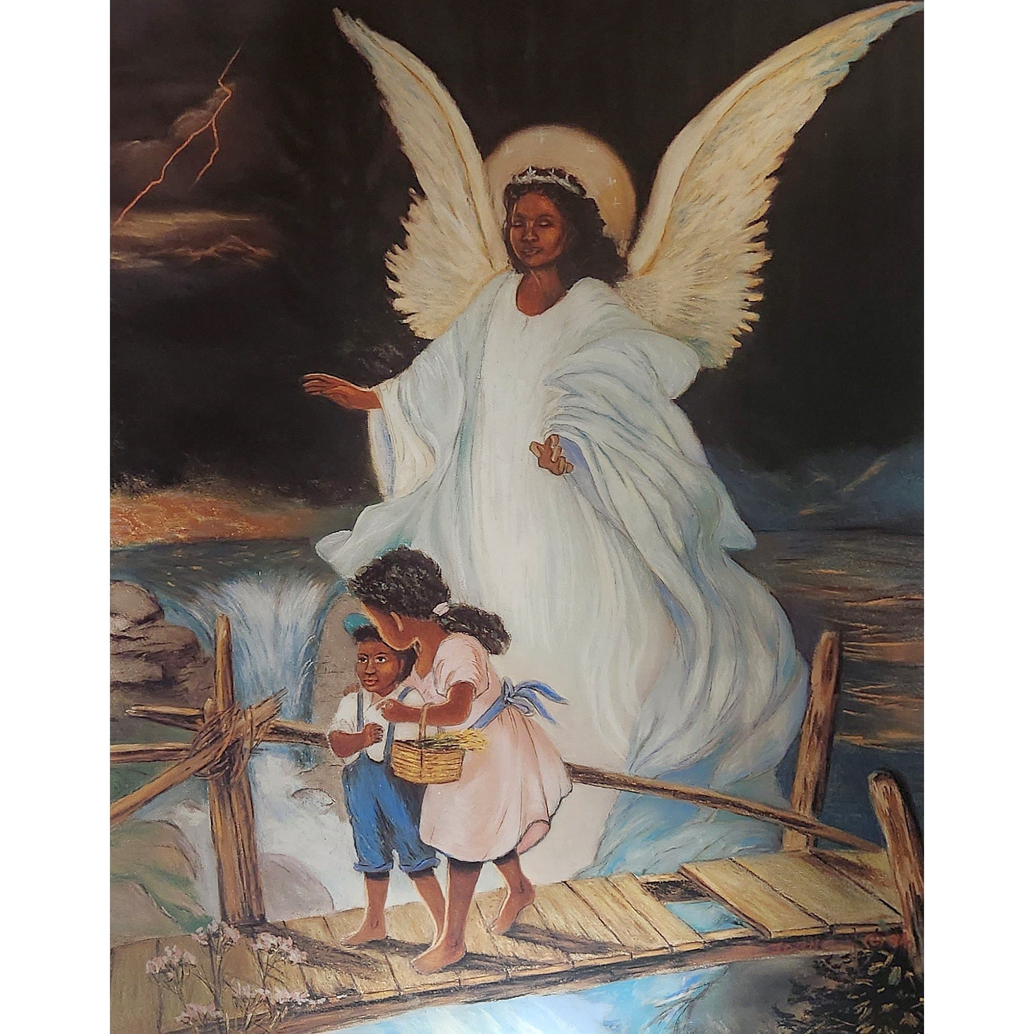 Pictures Of Black Guardian Angels With Wings