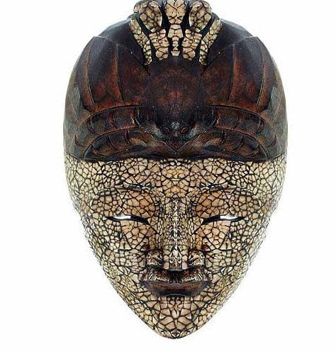 Hand Made Indonesian Decorative Eggshell Bird Mask – The Black Art Depot
