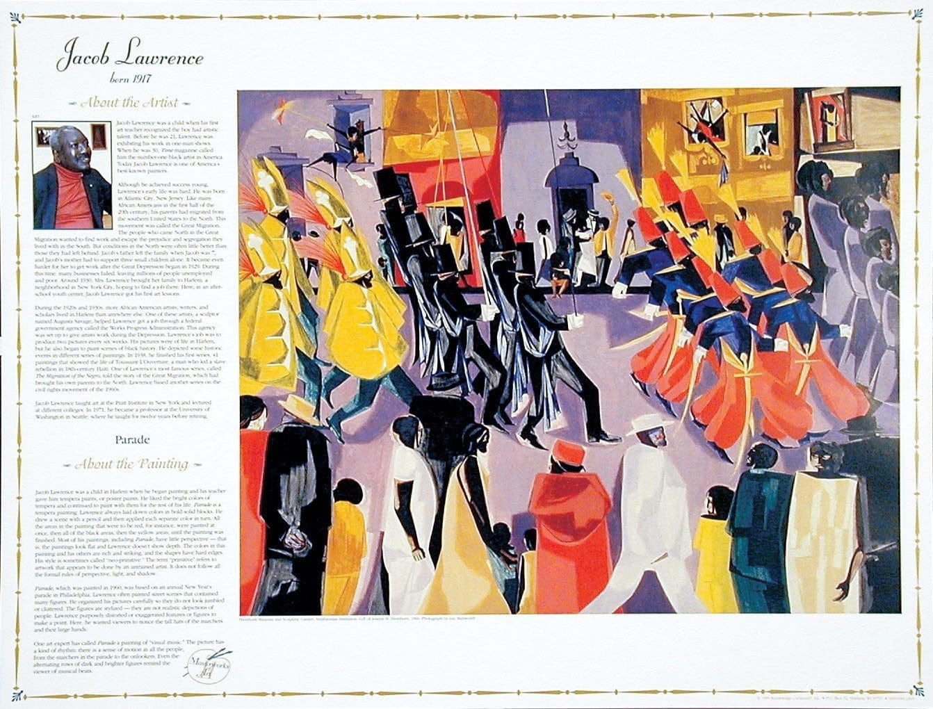 Masterworks of Art: Jacob Lawrence by Knowledge Unlimited – The Black ...