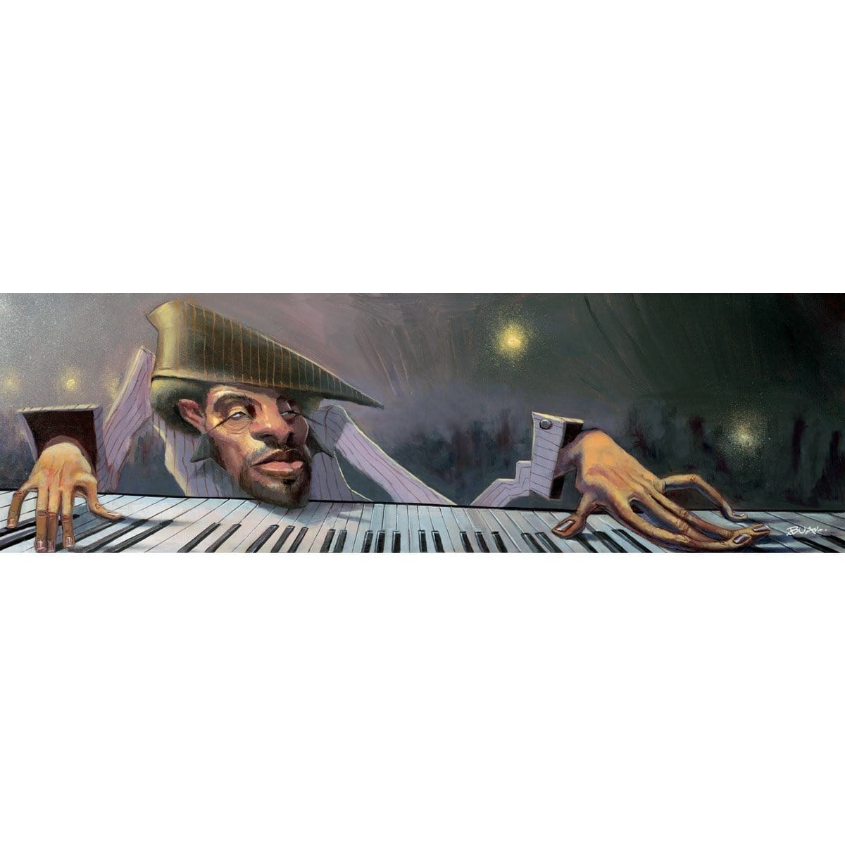 Jazzscape by Justin Bua – The Black Art Depot