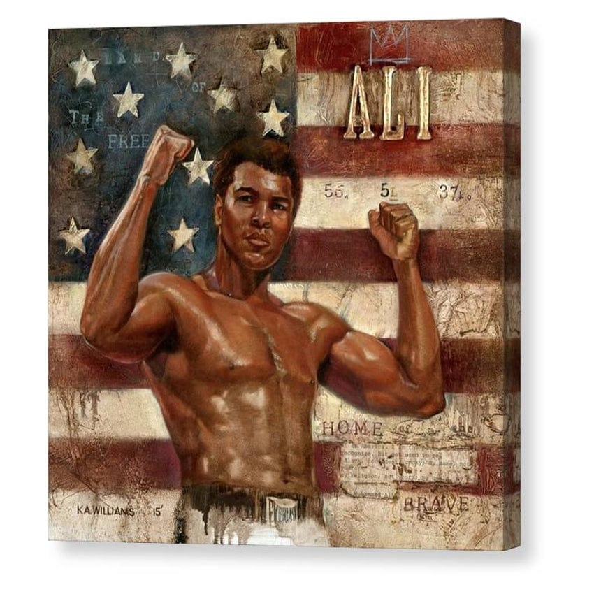 Muhammad Ali: America by K.A. Williams II – The Black Art Depot