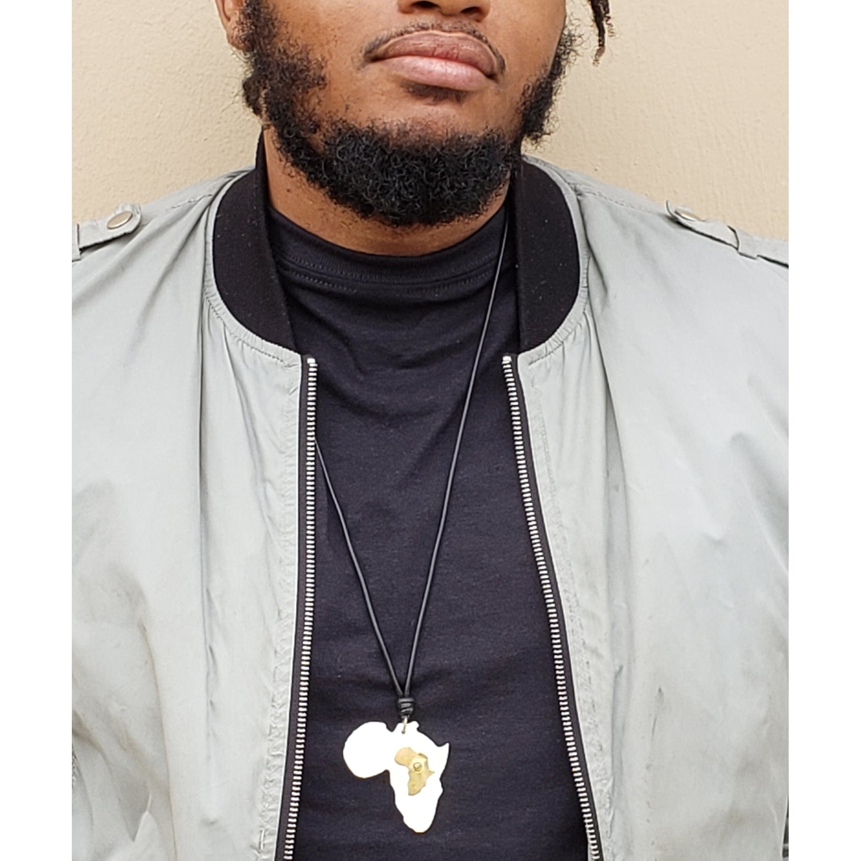 Africa Bone and Brass: Authentic African Bone & Brass Pendant Necklace ...