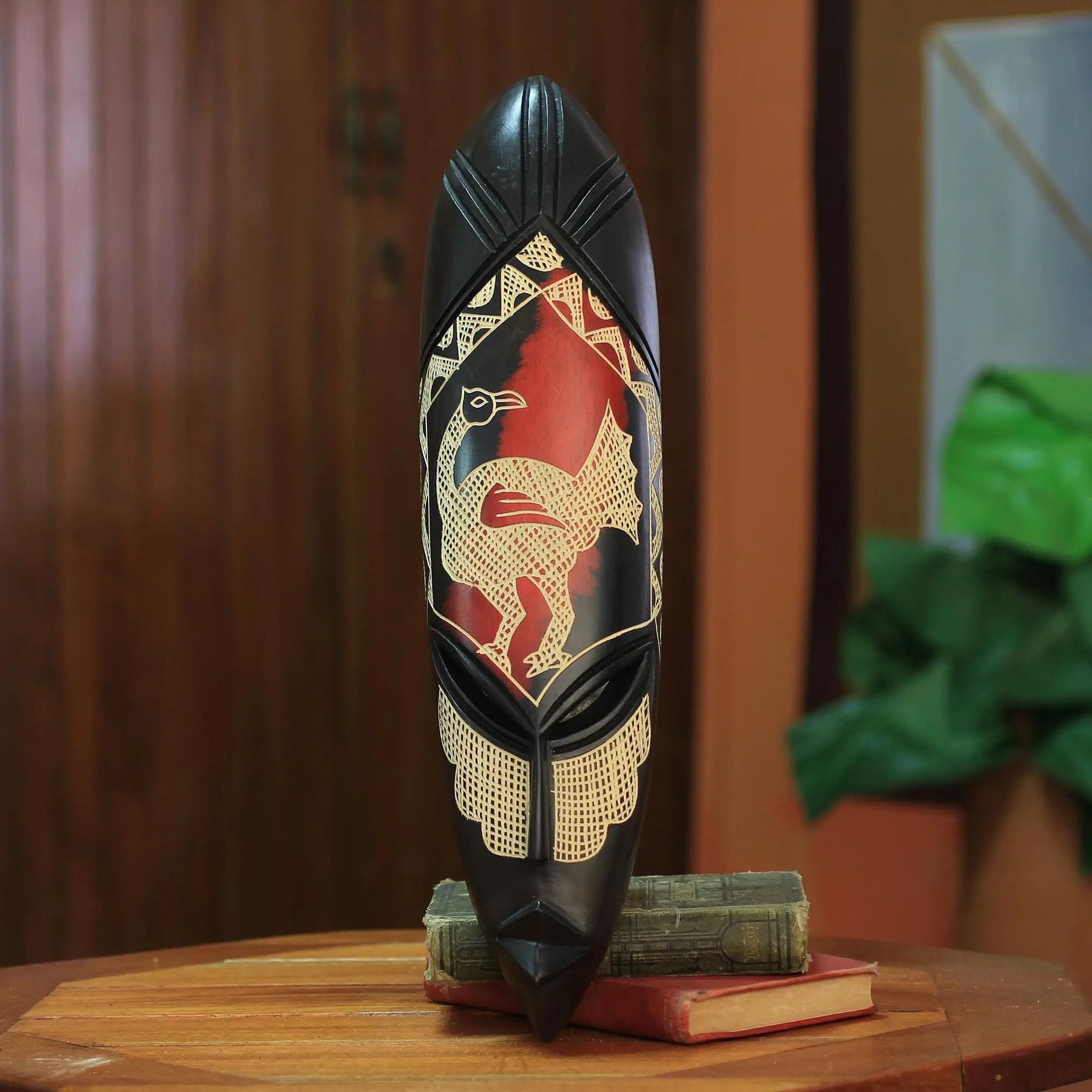 Authentic African Hand Made Sankofa Wisdom Mask by Awudu Saaed – The ...