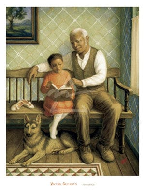 Visiting Grandpa by Tim Ashkar – The Black Art Depot