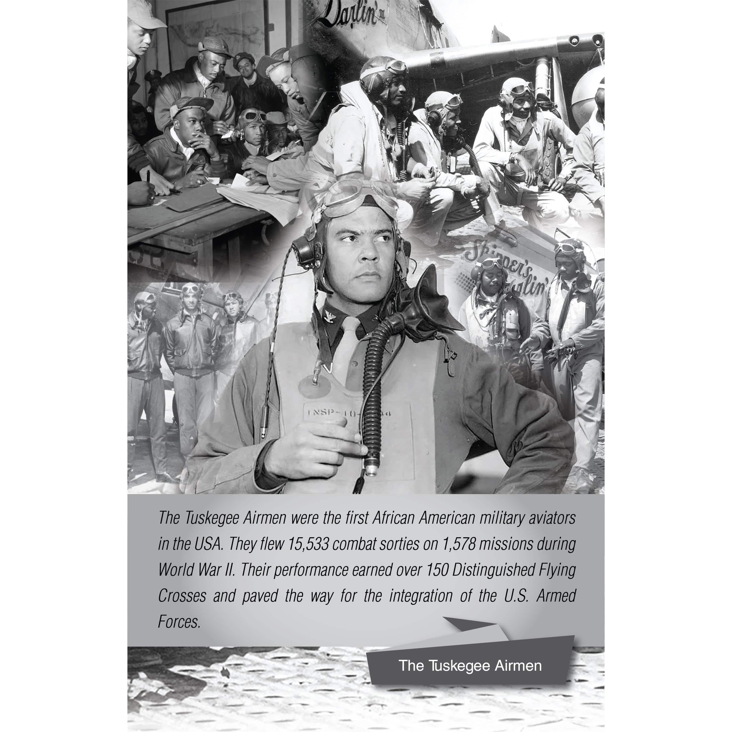 The Tuskegee Airmen Poster by Sankofa Designs – The Black Art Depot