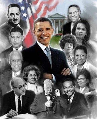 Black History Month Collage Obama